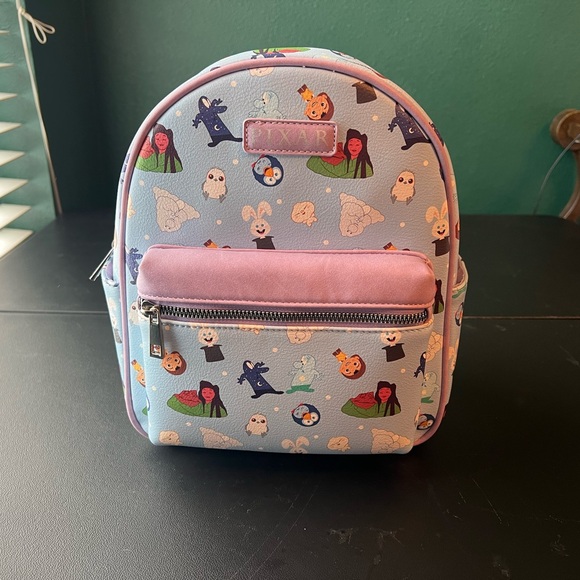 Pixar | Bags | Pixar Mini Backpack Pixar Shorts Characters All Over ...
